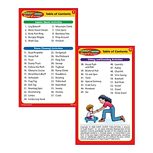 Super Duper Publications | Scooter Board Activities Fun Deck | Occupational Therapy Flash Cards | Educational Learning Materials for Children