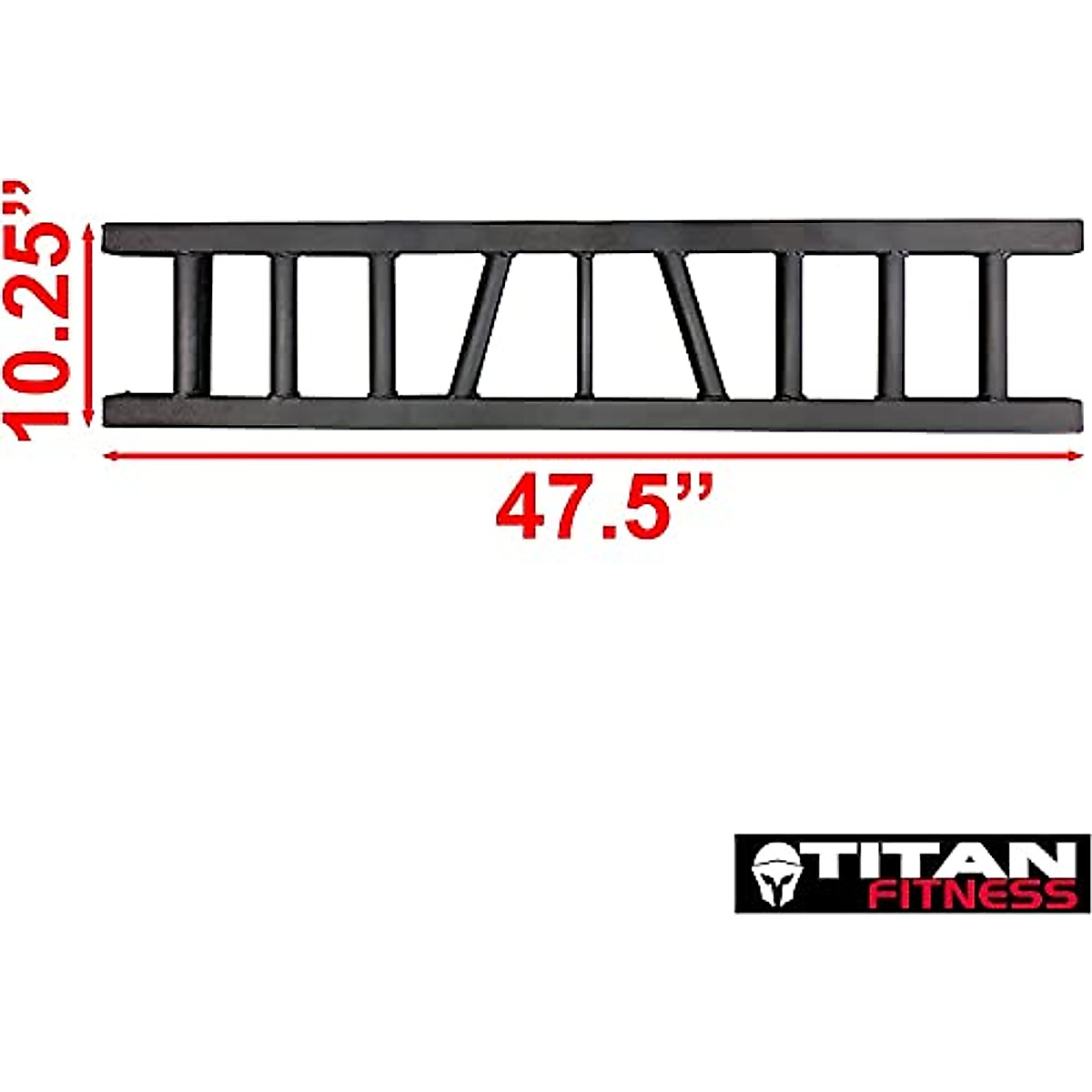 Titan Fitness Multi-Grip Cable Machine Attachment, LAT Pull Down Accessory, 30mm Knurled Grips, Three Neutral Grip Handle Placement