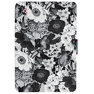 Speck Products StyleFolio Case and Stand for iPad Mini 4, Vintage Bouquet/Nickel Grey/Boysenberry Purple