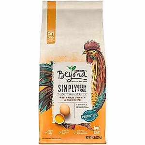 Purina Beyond Grain Free, Natural Dry Cat Food, Grain Free White Meat Chicken & Egg Recipe - 5 lb. Bag (Pack of 1)