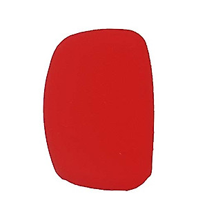 WEIBISS 2 Pack 4 Buttons Protective Rubber Smart Key Fob Shell Remote Cover Case Protector Wallet Keyless Jacket for Hyundai 2018 2017 2016 Tucson Elantra Sonata, Black Red