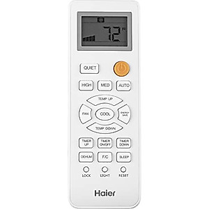 Haier 6,200 BTU Ultra Quiet Window Air Conditioner for Small Rooms and Bedrooms, Control Using Remote, 6K Window AC Unit, Easy Install with Included Kit, White, Energy Star