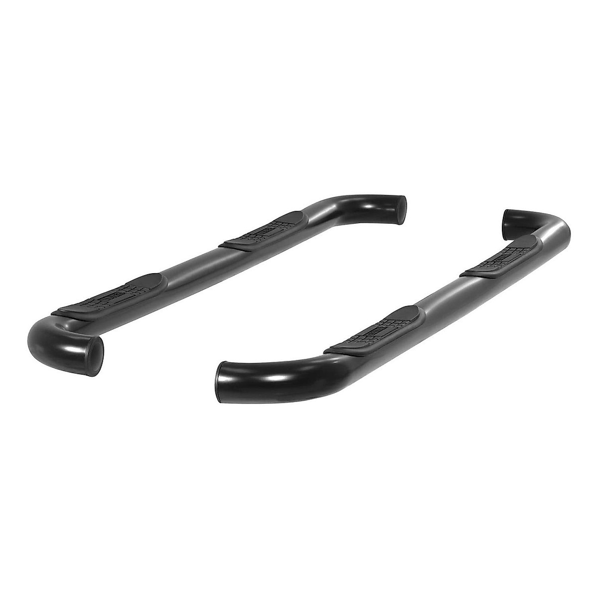 ARIES 203018 3-Inch Round Black Steel Nerf Bars, No-Drill, Select Ford Explorer