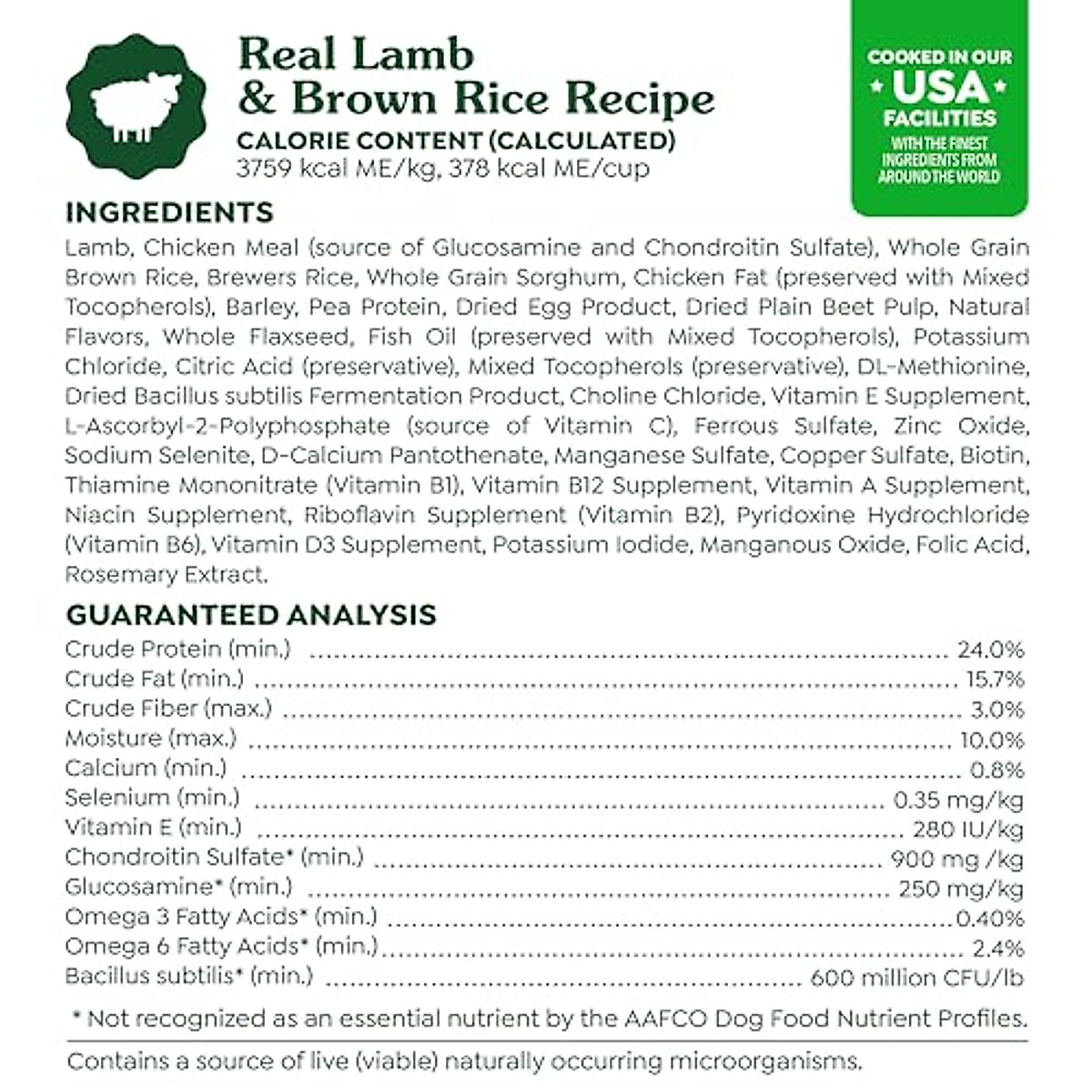 Greenies Smart Essentials Sensitive Digestion & Skin Adult Dry Dog Food Real Lamb & Brown Rice Recipe, 6 lb. Bag