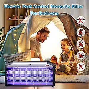 SUPERDRIVE Electric Bug Zapper，Effective 4200V 30W Electronic Indoor Mosquito Zapper Fly Trap Wasp Killer for Mosquito,Fly,Moth,Wasp Insect Killer for Bedroom, Kitchen, Restaurant Indoor Patio Garden