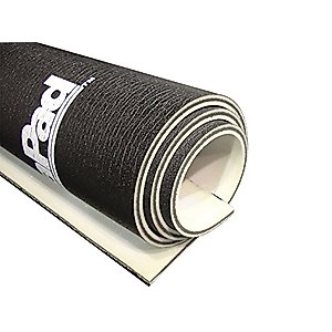 DYNAMAT 21100 DynaPad 32" x 54" x 0.452" Thick Non-Adhesive Sound Deadener,Black