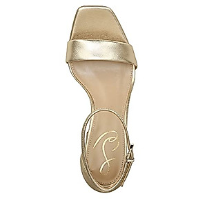 Sam Edelman Women's Daniella Sandal, Molten Gold Metallic Leather, 8 M US