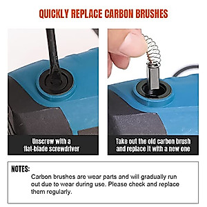 Handheld Cement Mixer 2100W Portable Electric Concrete Plaster Grout Paint Mortar Mixer Machine Adjustable 6 Speed 110V with Gloves