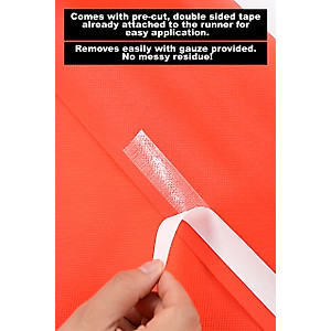 Shots O' Clock Red Carpet Floor Runner 15ft Hollywood Party Decoration Fabric 70 GSM (50FT)