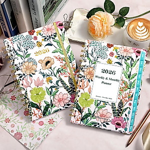 2023-2024 Planner – Jul 2023 – Jun 2024, Weekly ＆ Monthly Academic Planner 2023-2024, 6.4" x 8.5" with Tabs, Flexible Hardcover, Thick Paper, Strong Binding, Back Pocket, Inspirational Quotes ＆ Notes