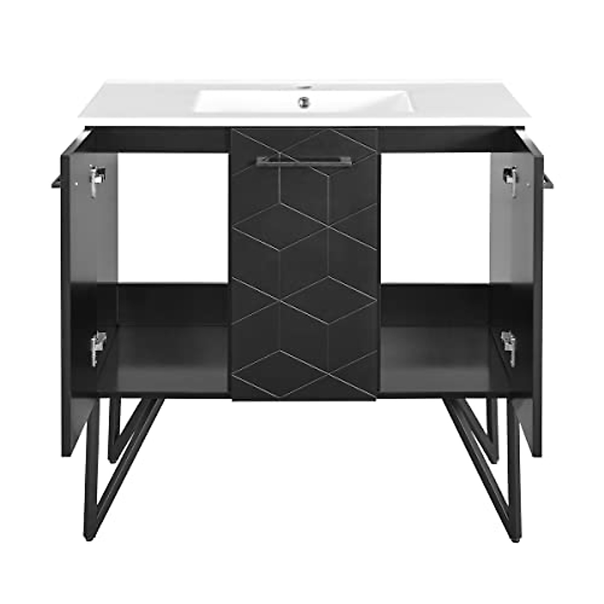 Swiss Madison Well Made Forever Annecy Bathroom Vanity, 35.05 x 35.95 x 41.85, Phantom 36