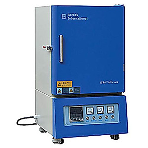 Across CF1200.12.8.8 Series CF1200 Muffle Furnace with Kanthal Heating Element, Single Phase, 1200°C, 9 kw, 208-240V, 50/60Hz, 22" x 25" x 34"