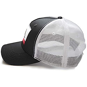 International Tie California State Bear Flag Premium-Quality Hat… White