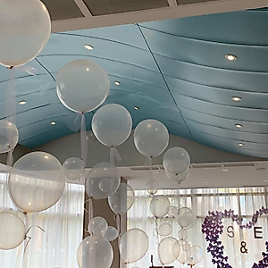 Clear Big 36 Inch Balloons, 9Pcs Clear Giant Big Latex Balloons, Large Balloons for Birthday Wedding Party Decorations.