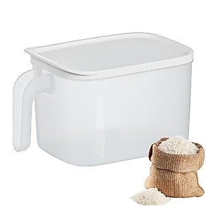 Fridge Lid Box - Clear Fridge Organizer Bin, Stackable Freezer Storage Container | Ice Bin Freezer Food Organizer with Lid and Handle, Frosted Transparent Bins Refrigerator Organizer Bin for Fruits