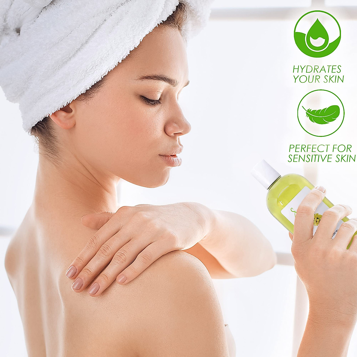 GRAPESEED Oil Cold Pressed Unrefined | 100% Natural Available in Bulk | Carrier for Essential Oils, Face, Skin, Hair Moisturizer, Soap Making | 32 OZ