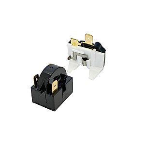 Wilsnsun Coolers Compressor Starter QP2-4R7 PTC 4.7 ohm 3Pin Refrigerator Start Relay with Refrigerator Overload Protector 1/2HP Compatible with Mini Fridges, Deep Freezers, Beer Coolers)