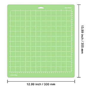 Gwybkq Cutting Mat for Cricut Explore One/Air/Air 2/Maker 8 Pack 12x12 Inch Standard Green Grip Adhesive Sticky Non-Slip Durable Mat Cut Mats Replacement Accessories