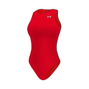 TYR WWDO6A61028 Fem Waterpolo Breakaway Red 28