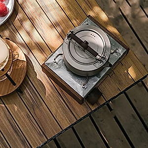 SUNESA Portable Picnic Table Folding Camping Table with Storage Bag Height Adjustable Portable Foldable Aluminum Picnic Table Roll Up Table Top Dining Table Foldable Camping Table