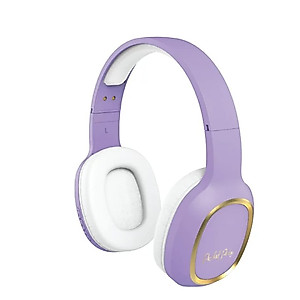 Packed Party Wireless Pink Bluetooth Headphones (Purple)