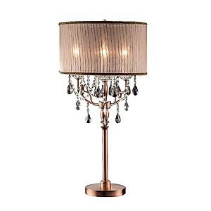 OK-5126t 35-Inch Rosie Crystal Table Lamp
