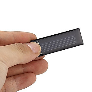 Solar Panel Board, 10pcs 0.5v 100ma Polycrystalline Solar Panel, for Power Supply of Small Household Solar Lighting System Outdoor Lamp Lighting