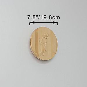 SKIVTGLAMP Hand Made Nature Wood Wall Sconce Rechargeable Battery Operated LED PIP Motion IR Sensor Wall Lamp, No Drilling Cordless Farmhouse Wood Embossed for Rustic Backlight Leaning Customizable