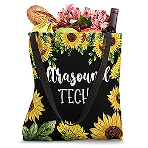 Ultrasound Tech Sonographer Sunflower Tote Bag