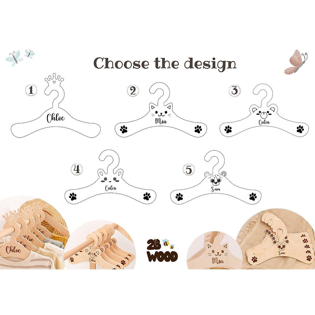 Personalized Small Clothes Rack for Hanging Clothes - Kids Dresser Dress Up Rack For Little Girls Clothing Rack for Kids Boys Toddler - Montessori Shelf Wardrobe Closet For Baby Clothes Kids Furniture