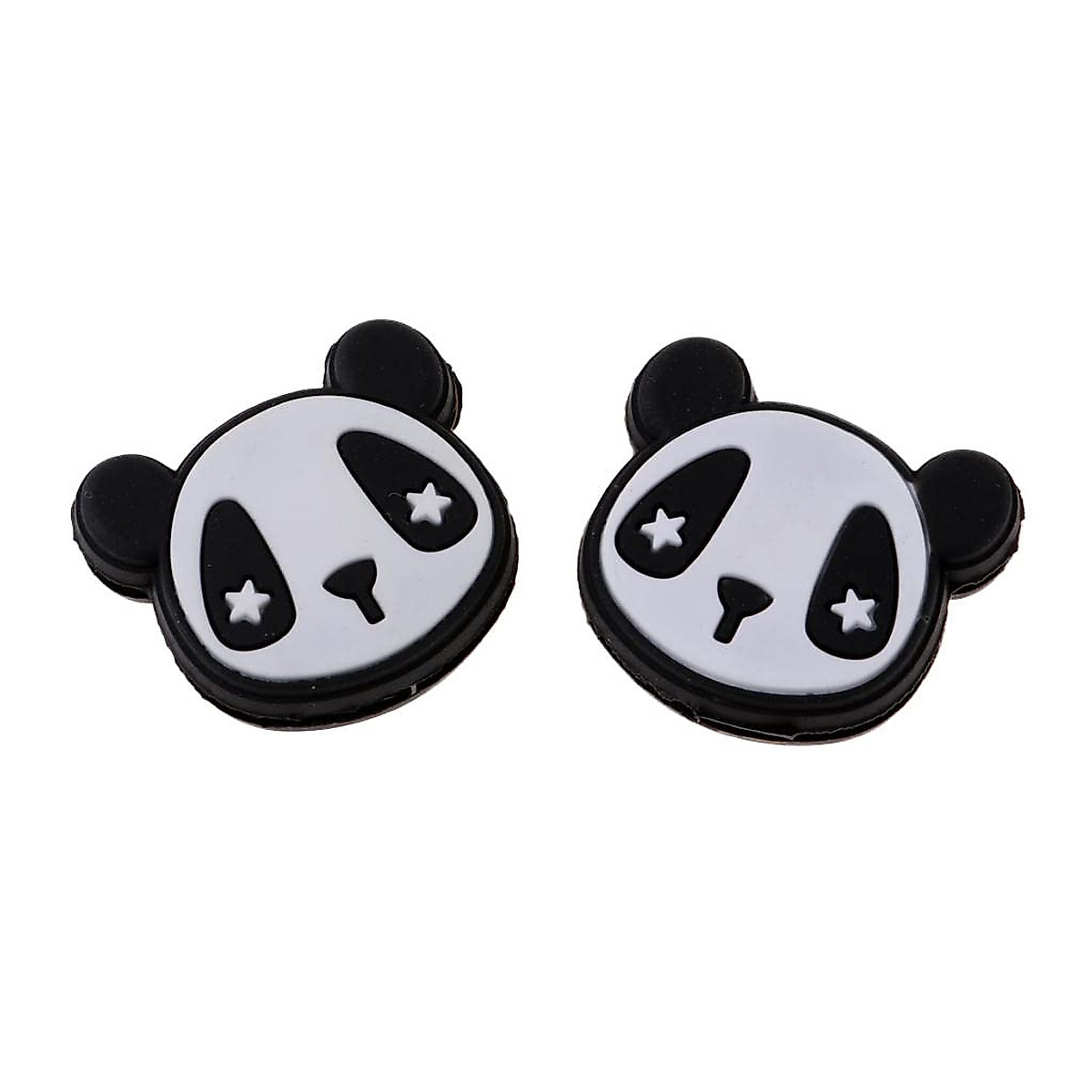 Tachiuwa Bulk 2 Tennis Vibration Dampener Shock Absorbers Replacement for Racket and Strings - - Select Shapes, Black Panda