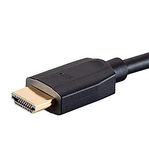 Monoprice High Speed HDMI Extension Cable - 48Gbps, Ultra 8K, Dynamic HDR, eARC, 1 Feet, Black - DynamicView Series