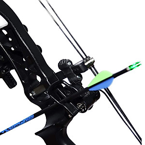 GUGA 6Pcs Lighted Nocks for Arrows with .244"/6.2mm Inside Diameter.Automatic Light Up When Shooting(Green)
