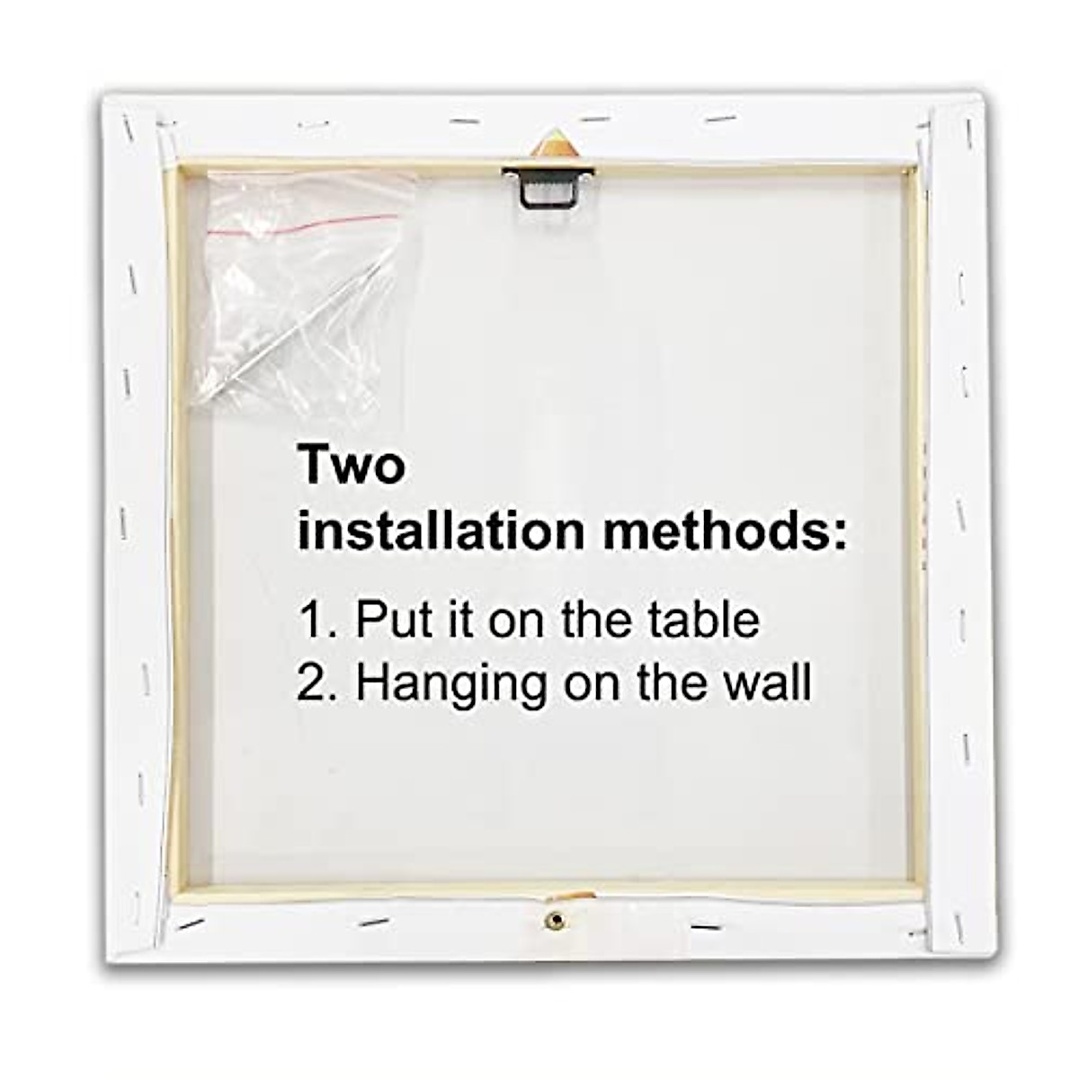 Lameila Funny Bathroom Sign Wall Art Prints Canvas Painting Rustic y Aim is to Keep This Bathroom Clean Positive Print Country Home Decor 8" x 8"