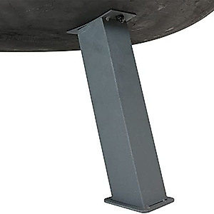 Sunnydaze 40-Inch Cast Iron Fire Pit Bowl with Cooking Ledge - Wood Burning