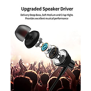 USB Type C Headphones in-Ear Earphones USB C Wired Earbuds with Mic Volume Control Crisp Sound Bass for Samsung Galaxy S23 S22 S21 S20 Ultra Note 10+ A53 Z Flip4 Fold4,iPad Pro Air,Pixel 7 6 Pro 6a 5