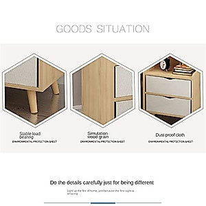 HIGOH Bedside Table Bedside Table Sofa Side Table Container Cabinet end Bedside Table Storage Organizer