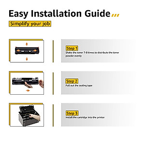 CMYBabee Compatible Toner Cartridge Replacement for HP 83A CF283A for HP Laserjet Pro MFP M127fw M225dw M127fn M125nw M201dw M225dn M201n M125a Printer Ink (Black, 2-Pack)