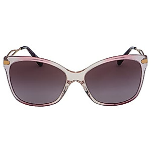 COACH Sunglasses HC 8316 56418H Gradient Transparent Violet