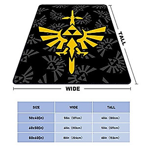 Ultra Soft Anime Blanket Smooth Home Decor Air Conditioning Throw Blanket for Bed Sofa Couch 80''x60''