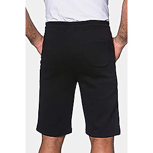 JP 1880 Menswear Big & Tall Plus Size L-8XL JP Logo Comfy Sweat Shorts Black X-Large 702636 10