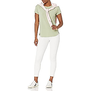 Amazon Essentials Women's Studio Relaxed-Fit Lightweight Crewneck T-Shirt (Available in Plus Size), Light Green, X-Large