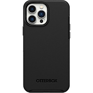 OtterBox Symmetry Series Case for iPhone 13 Pro Max & iPhone 12 Pro Max (Only) - Non-Retail Packaging - Black