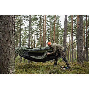 Crua Hybrid Set - 1 Person Camping Tent Including Self-Inflating Mattress, Sleeping Bag - Ground Tent or Hammock,Hiking,Backpacking