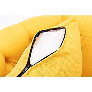 FANYE Oversized Power Lift Recliner Chair for Elderly W/Massage and Heat, 42.9", Yellow