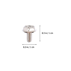 SOLUSTRE 1 Set Screw Set Hard Electronic Screws Sturdy Computer Screws Computer Repair Screws Computer Screw kit countersunk Head Screws Knurled Thumbscrews Reusable Screws Boxed Slot Steel