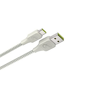 InfinityLab InstantConnect USB-A to USB-C - Charging Cable for USB-C Devices - White, 5 feet