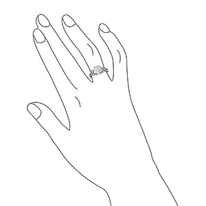 Bling Jewelry Personalize Dainty BFF Triquetra Celtic Love Knot Oval White Created Opal Ring Promise For Teen For Women .925 Sterling Silver Customizable