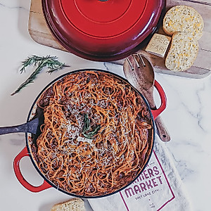 Backcountry Iron Enameled 2.25 Quart Signature Cast Iron Braiser with Lid