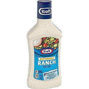Kraft Buttermilk Ranch Salad Dressing (16 fl oz Bottles, Pack of 6)